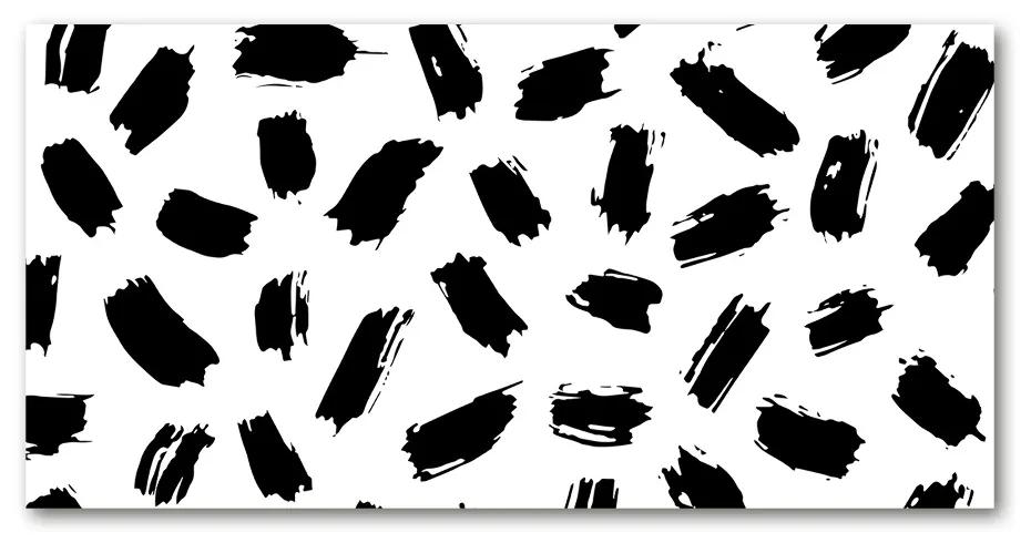 Wallmuralia Foto obraz akrylový Černobílé skvrny 100x50