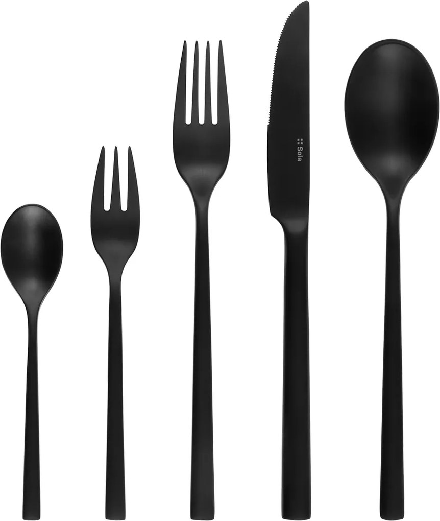 Příborový set 30 ks – Living PVD černý matný - 133839