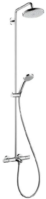 Hansgrohe Croma 220 - Sprchový set Showerpipe s termostatem, 22 cm, 1 proud, chrom 27223000