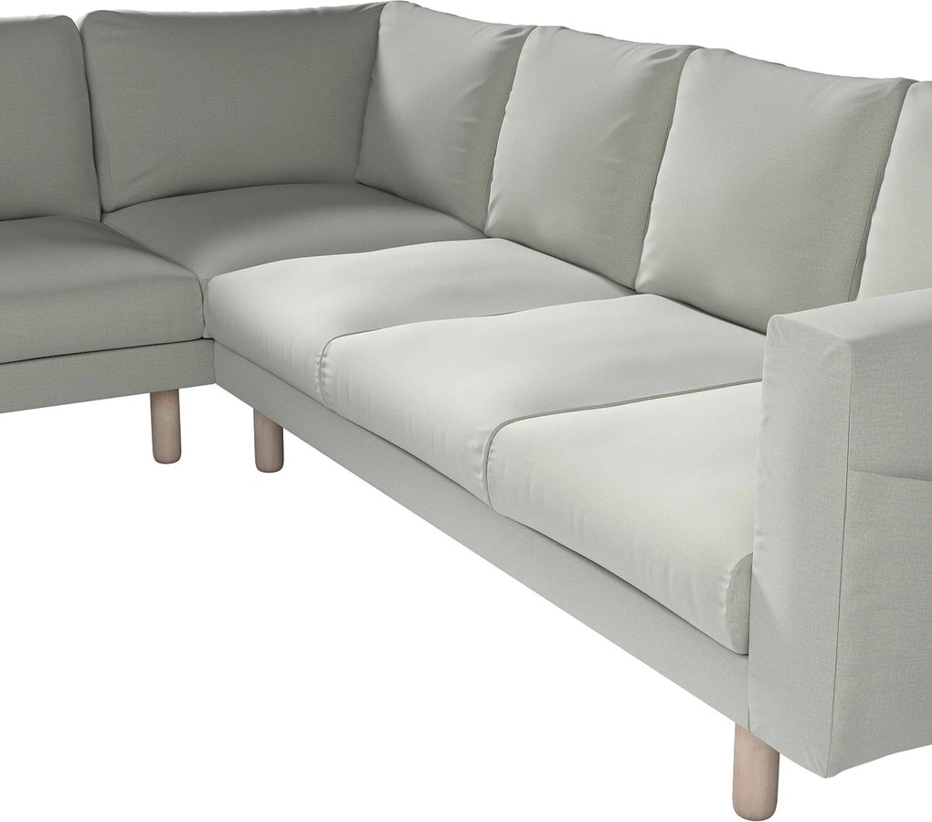Potah na pohovku IKEA Norsborg rohová 5-místná barva zelená látka sametová