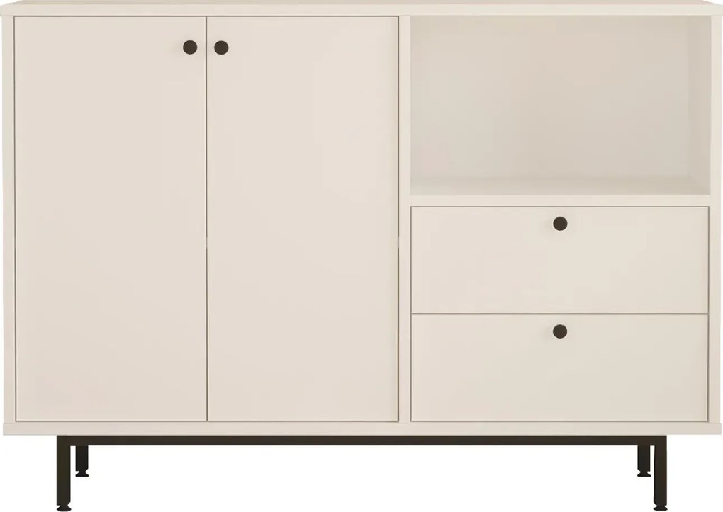 Skříňka na mikrovlnku Houseland Royce 02 bílá
