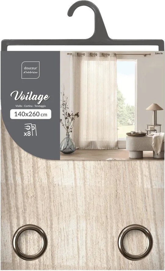 Krémový závěs 140x260 cm Zaho – douceur d'intérieur