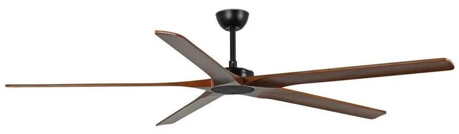 FARO Barcelona FARO 34190WT - Stropní ventilátor BIGWOOD XL borovice/černá pr. 200 cm WT + DO 34190WT