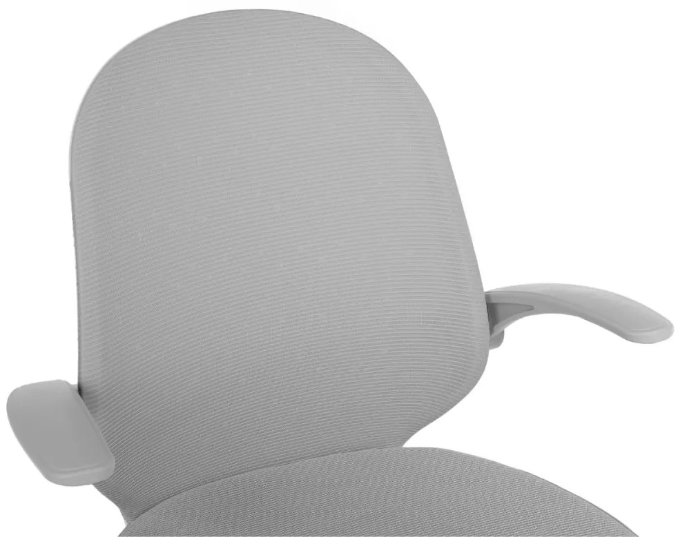 Dětská otočná židle Neoseat JUNI 012 s podnoží — látka, šedá
