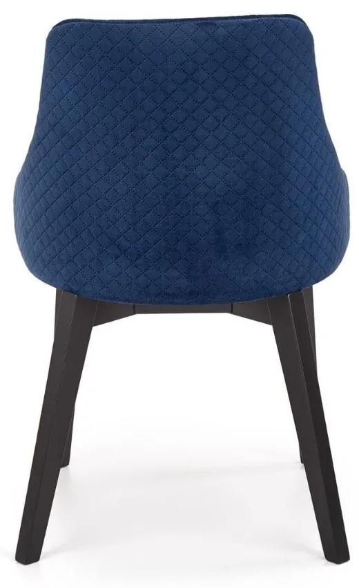 Jídelní židle Toledo 3, modrá / černá