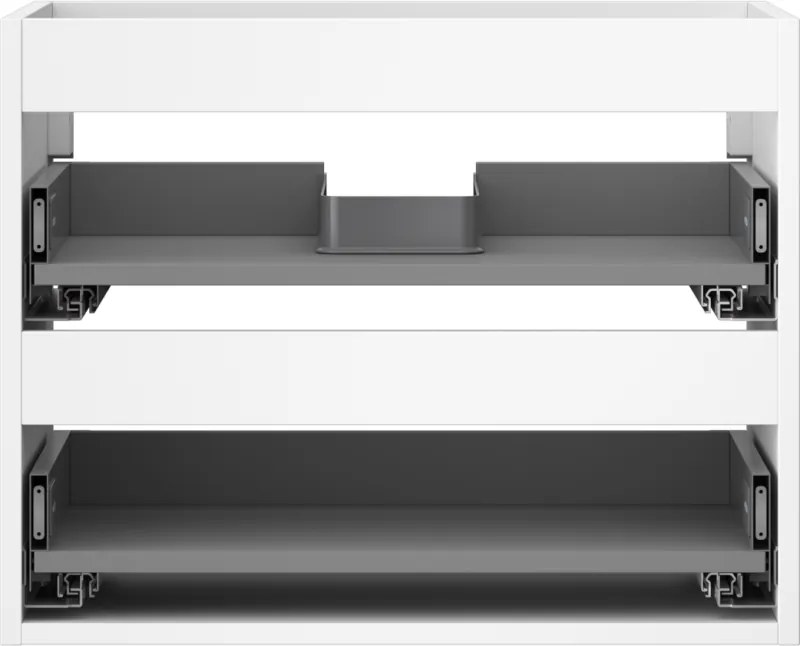 Mexen Box-A, závěsná skříňka 60 cm, 2 zásuvky, bílá matná, 91AX0-0600-470-2-01