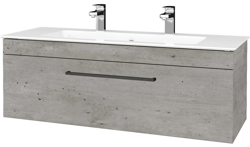 Dřevojas Koupelnová skříň ASTON SZZ 120 Varianta: N07 Stone / Úchytka T06 / N07 Stone