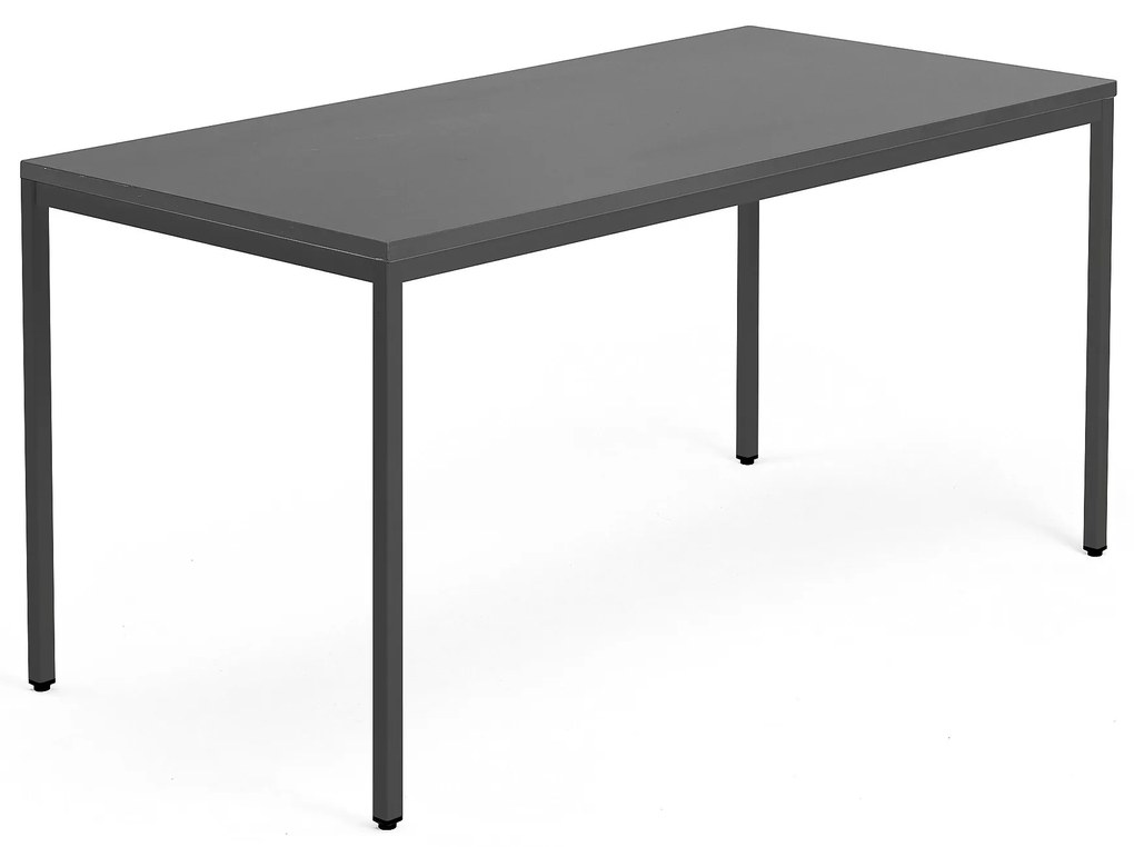 AJ Produkty Stůl MODULUS, 1600x800 mm, černý rám, černá