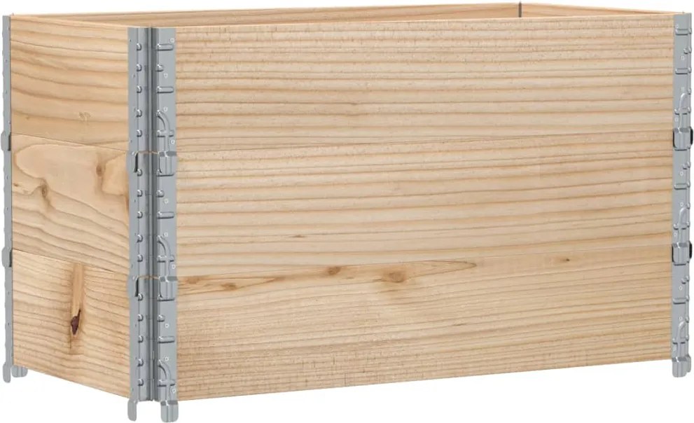 Zahradní truhlík 100 x 50 cm masivní borové dřevo 3295427