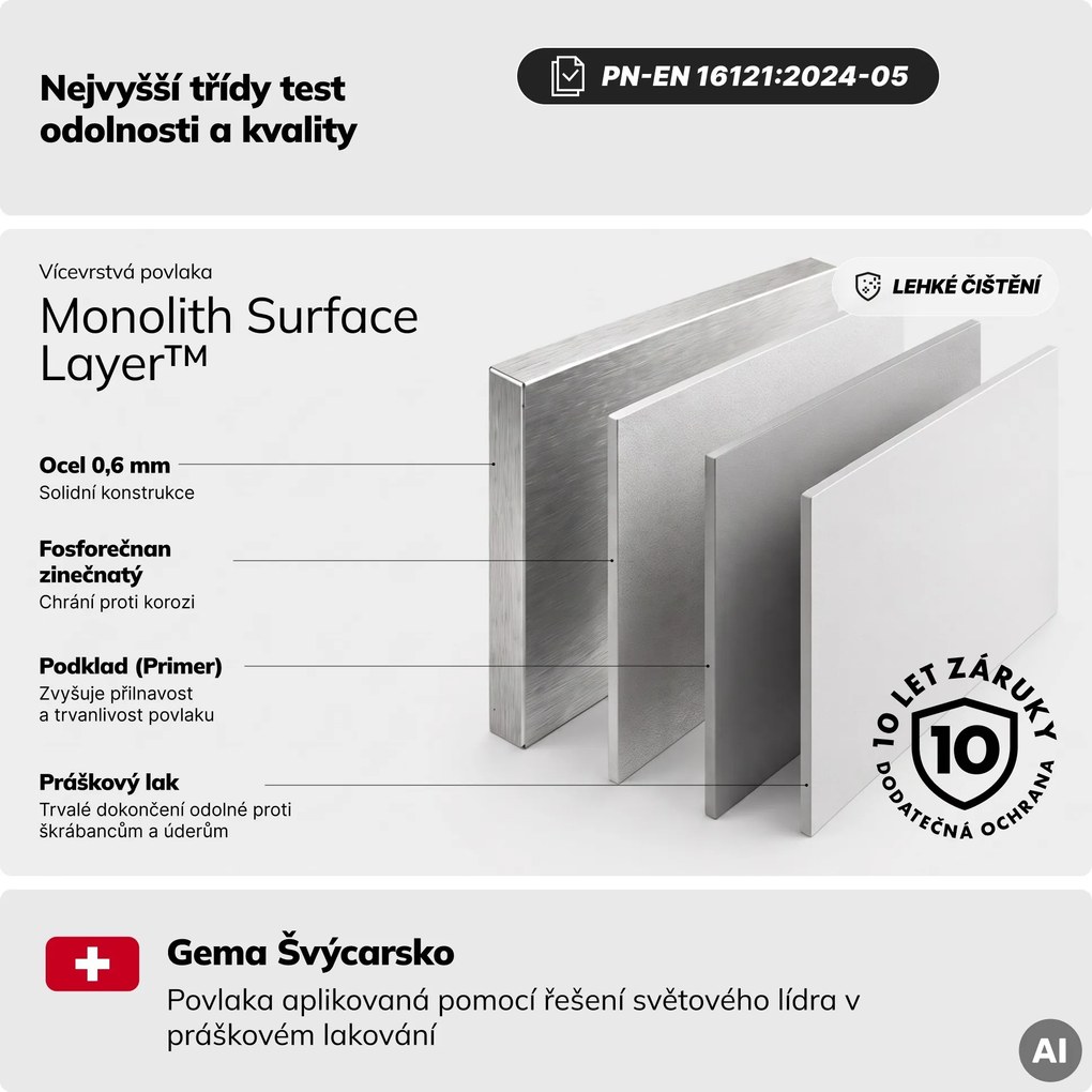Úzká kovová kancelářská skříň na spisy a dokumenty, béžová, 450x1850x400 mm: ALEX Fresh Style