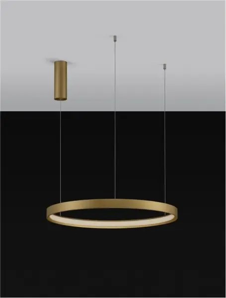 LED lustr Perrine 60 zlaté