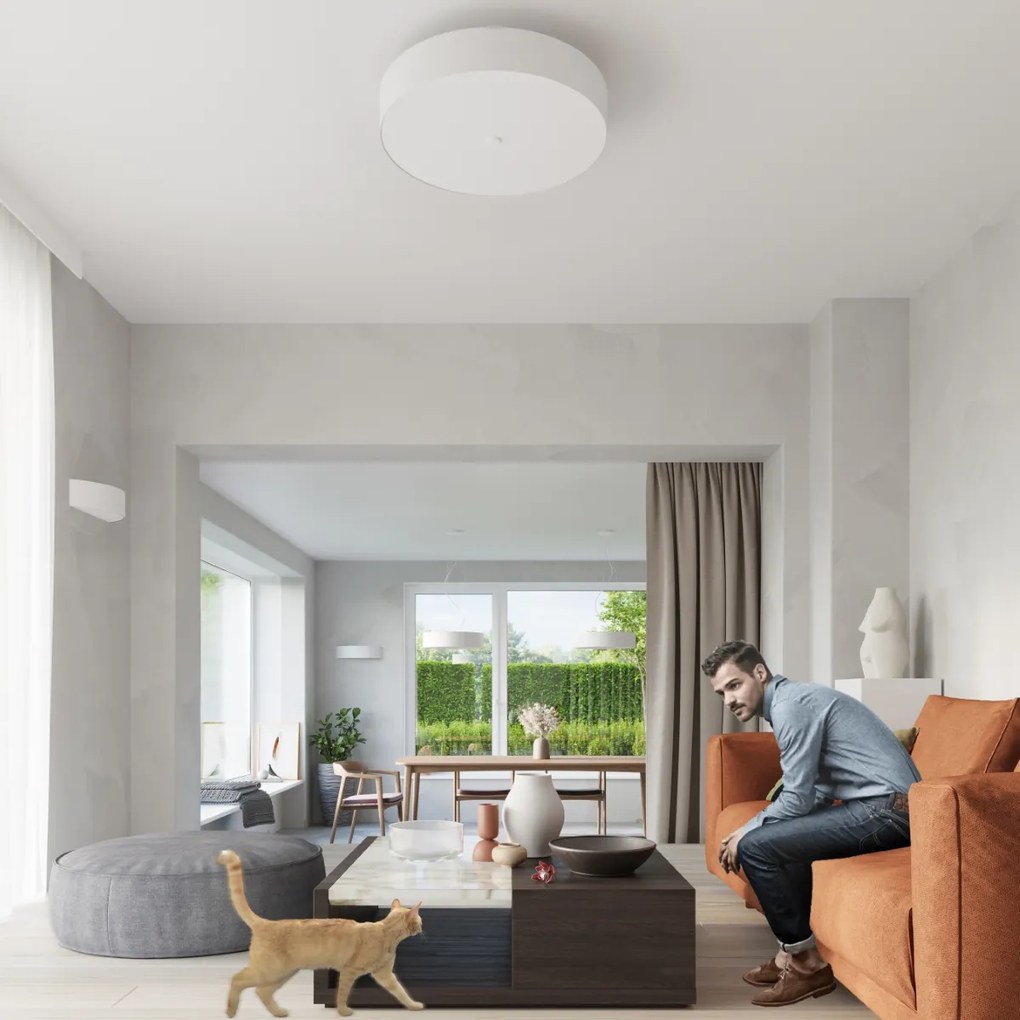 Sollux Lighting Stropní svítidlo SKALA 80 bílé