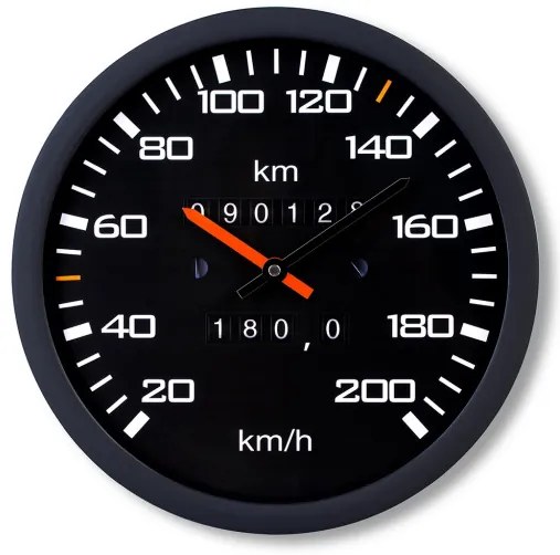 Froster Speedometer nástěnné hodiny, průměr 30 cm