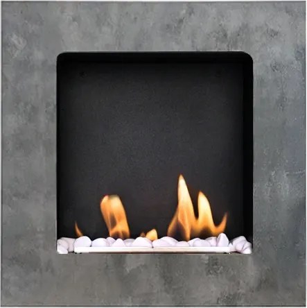 BIOFLAME biokrb Easy XS Open Imitace Beton 40x40 cm