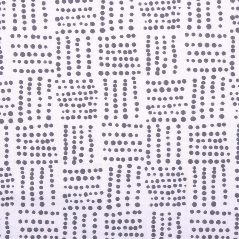 SCANquilt povlečení EXCLUSIVE TENCEL PLUS dobby bílošedá 140 x 200/70 x 90 cm