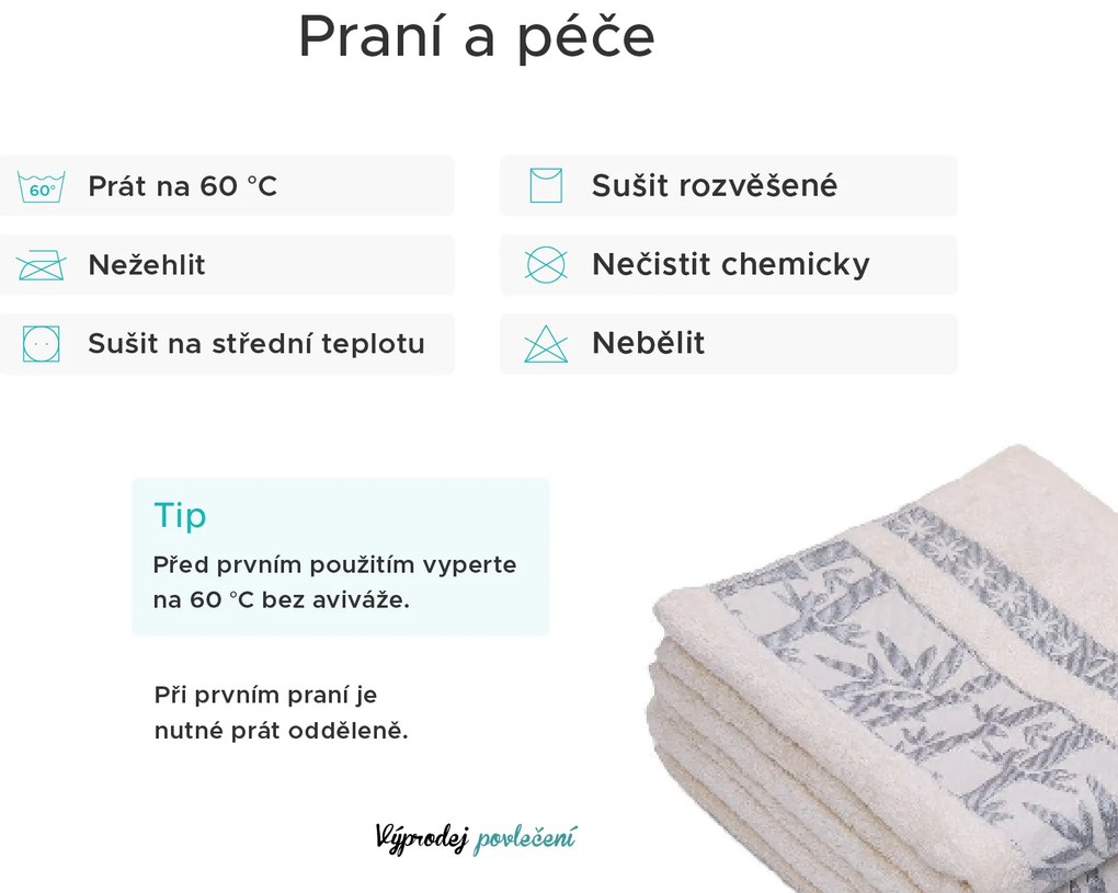 1x osuška BAMBOO fialová + 2x ručník BAMBOO fialový, 70% bambusové vlákno | 30% bavlna