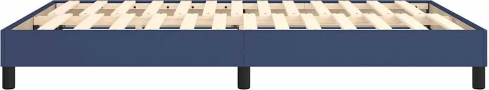 Rám postele s boxspringem modrý 140 x 200 cm textil 3120522