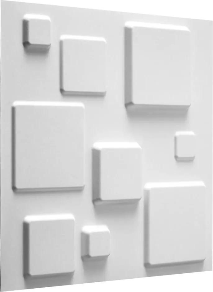 WallArt 3D nástěnné panely čtverce 12 ks GA-WA09 [412823]
