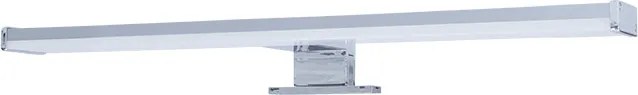 Mereo, Mereo Led koupelnové osvětlení nad zrcadlo, stříbrné, 40 cm, 7 W, 455 lm, 4000 K, IP44, 230 V, MER-CN700G40