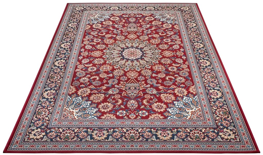 Hanse Home, Kusový koberec Flair 105716 Red Blue – na ven i na doma, 160x235, červená, chodba / předsíň