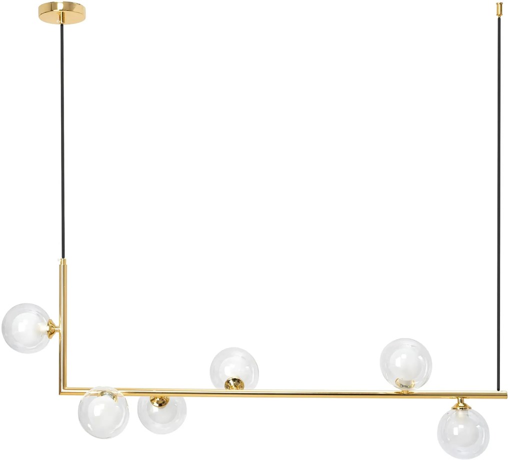 Toolight - Závěsné svítidlo 6xG9 25W APP690-6CP, zlatá, OSW-05470