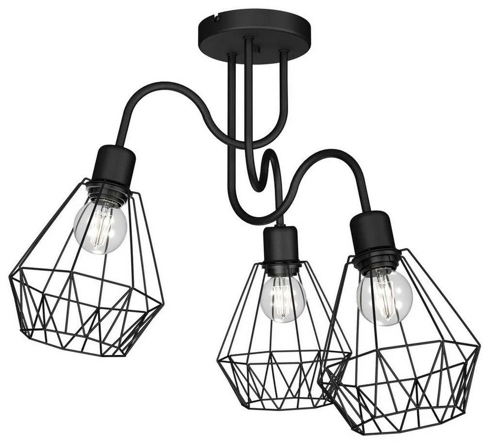 Luminex Přisazený lustr BERGEN 3xE27/60W/230V LU0309