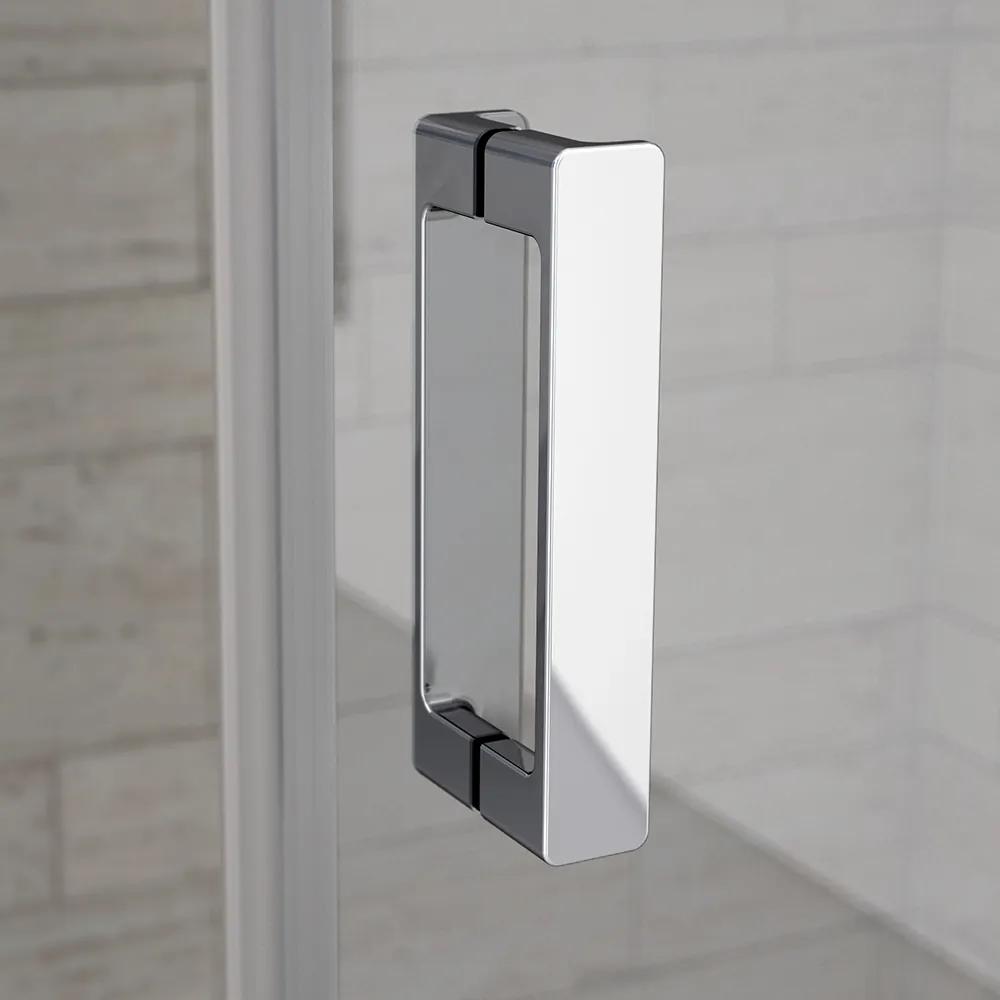 Roth Dvoukřídlé sprchové dveře LYP2 pro instalaci do niky, brillant Varianta: šířka: 100 cm - (LYP2 1000 - 1135008224), Barva profilů a typ výplně: profily: brillant, výplň: transparent