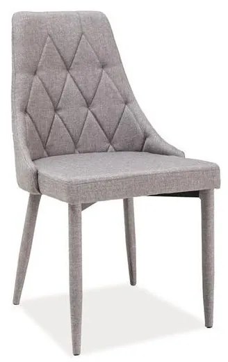 Casarredo Jídelní čalouněná židle TRIX šedá