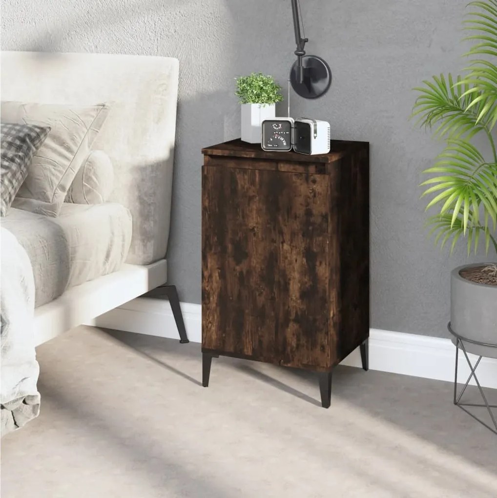 vidaXL Noční stolek 40 x 35 x 70 cm kompozitní dřevo [819656] Barva: Betonová šedá