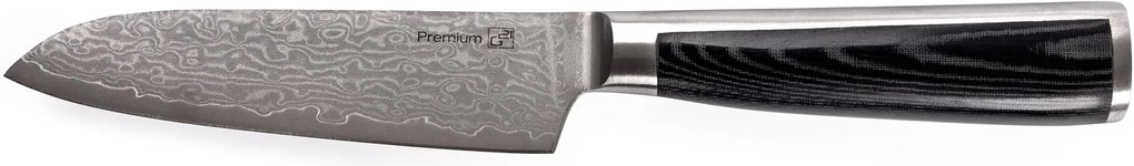 Kuchyňský nůž g21 damascus premium 13 cm, santoku