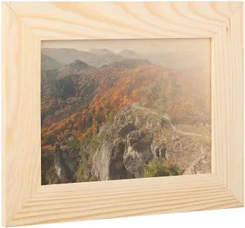 ČistéDřevo Dřevěný fotorámeček na zeď 29 x 23 cm