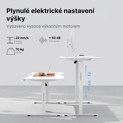 Anda Seat Xtreme E bílá / Herní stůl / 140 cm