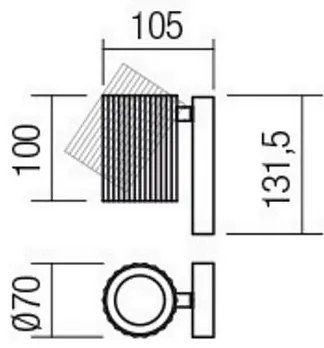 Redo 01-2548 - Nástěnné bodové svítidlo DELPHI 1xGU10/7W/230V bílá