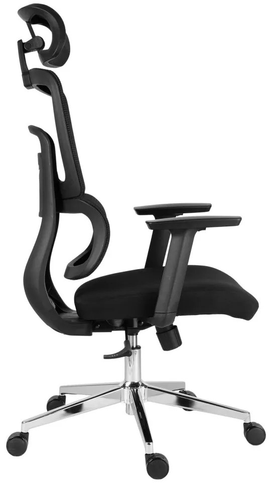 Kancelářská ergonomická židle Neoseat GARY — černá, nosnost 150 kg