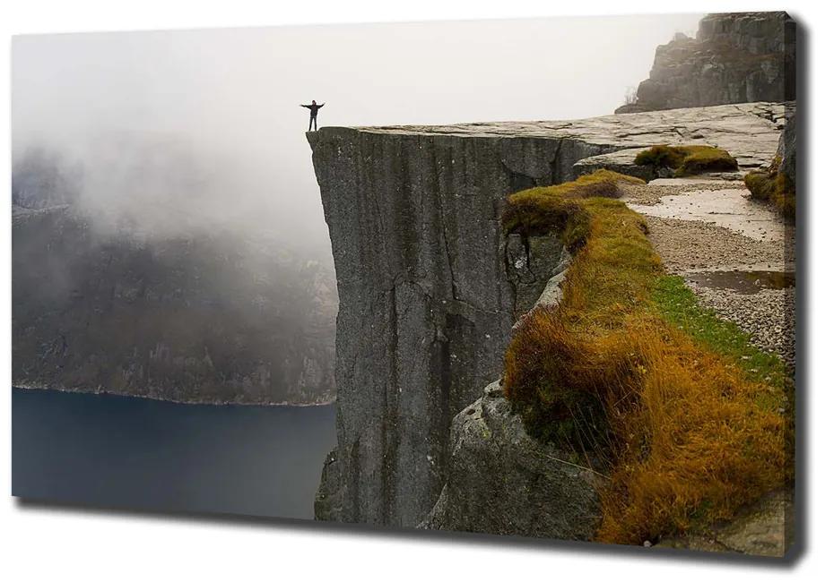 Wallmuralia Foto obraz na plátně Norsko útes 100x70 cm