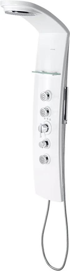 POLYSAN - LUK termostatický sprchový panel 250x1300mm, rohový 80325
