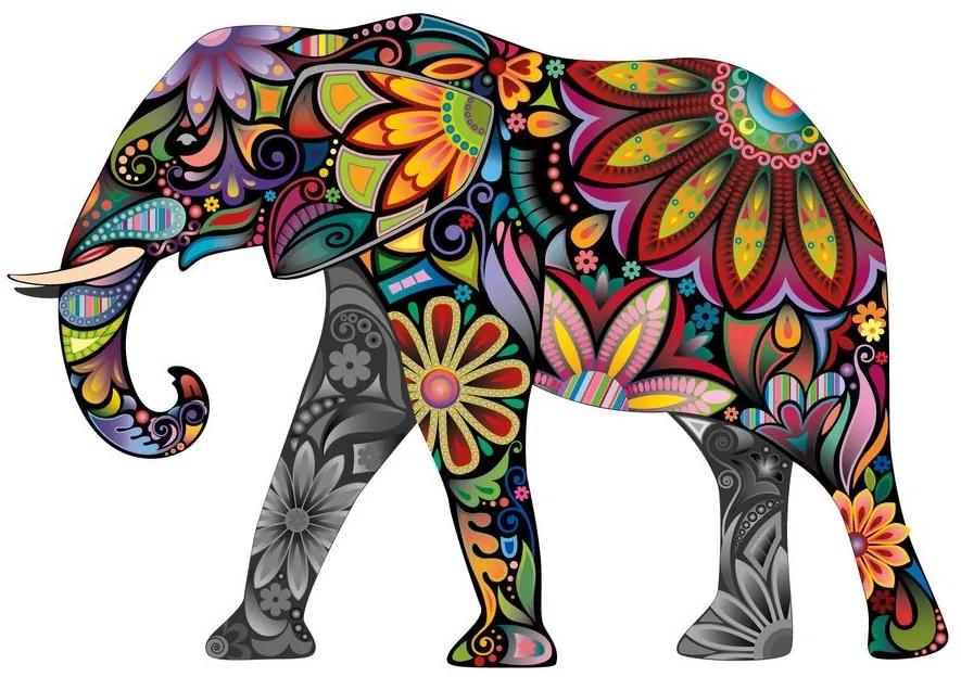 Samolepící tapeta slon plný harmonie - 225x150 cm