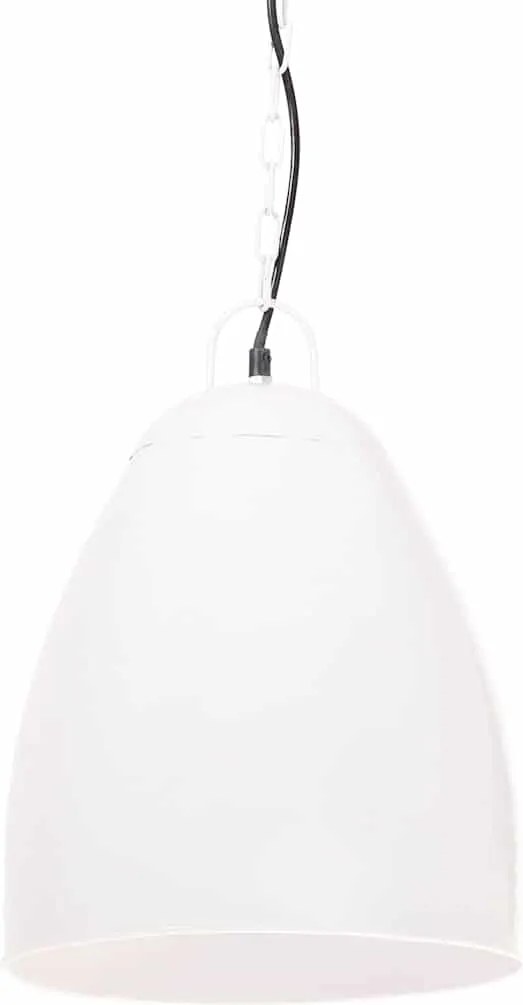 Industriální závěsné svítidlo 25 W bílé kulaté 32 cm E27 320562