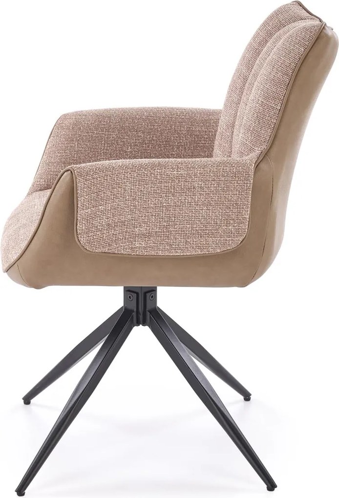 HALMAR K579 židle hnědá