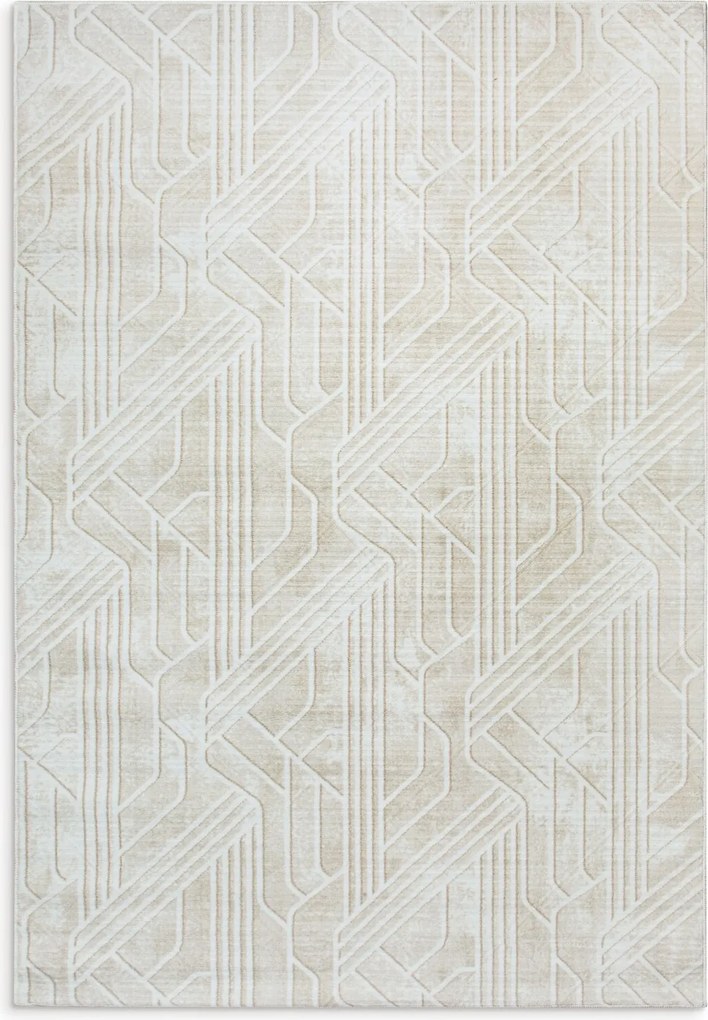 Koberec Print2, 150x220 cm, béžový