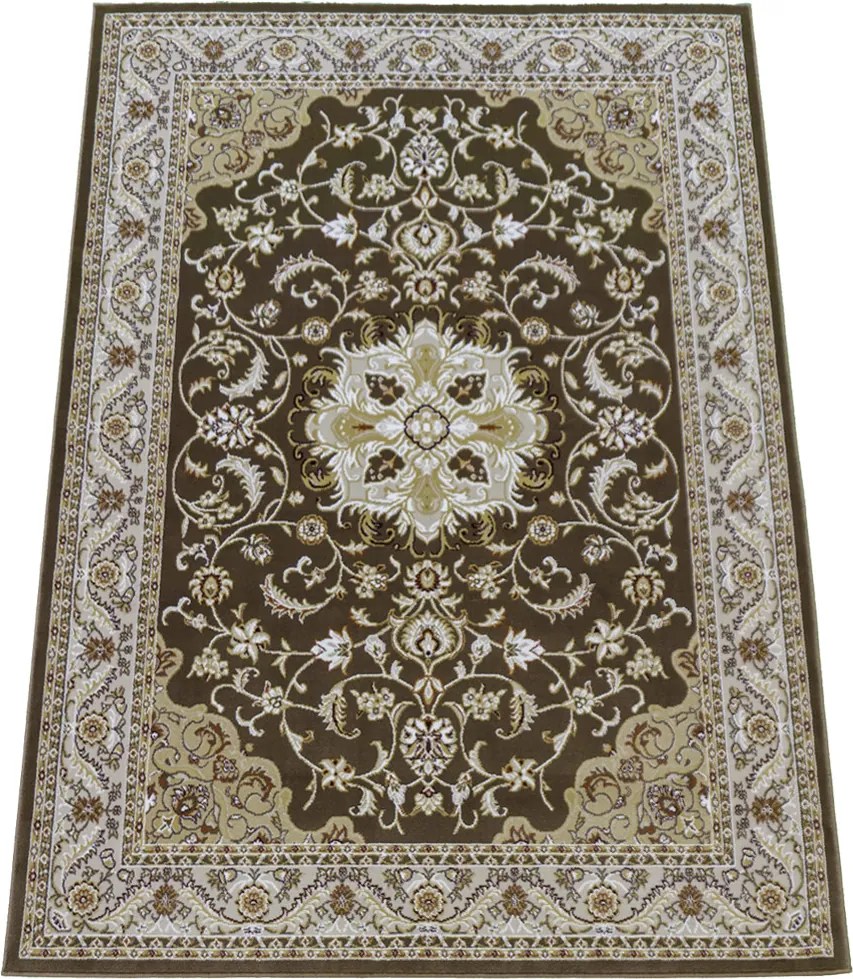 BE Koberec Shahrazad 4800 BROWN – hnědý obdélníkový Rozměr: 60x100 cm