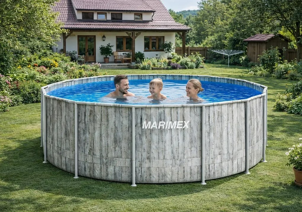 Marimex | Bazén Marimex Florida 3,05x0,91 m se zabudovaným skimmerem - ŠEDÉ DŘEVO | 10340316