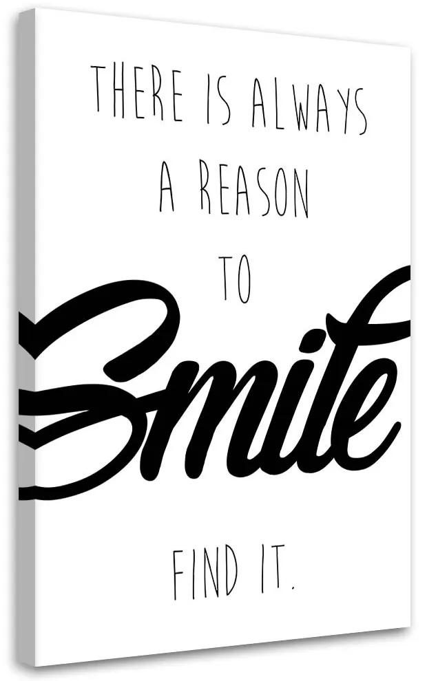 Gario Obraz na plátně Důvod k úsměvu se vždycky najde - Nikita Abakumov Rozměry: 40 x 60 cm