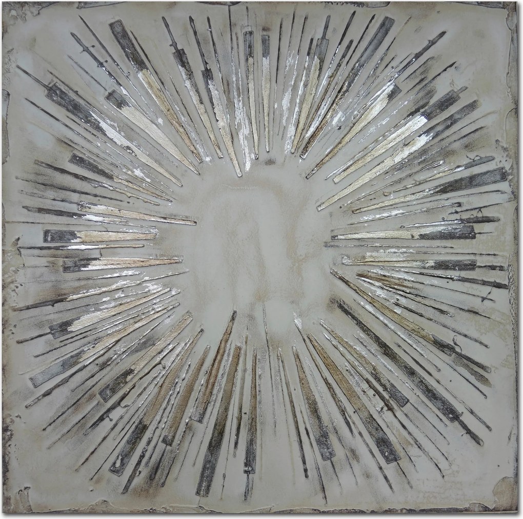 XXXLutz MALBA NA PLÁTNĚ, abstraktní, 100/100/3,5 cm - Obrazy na plátně - 005140014201