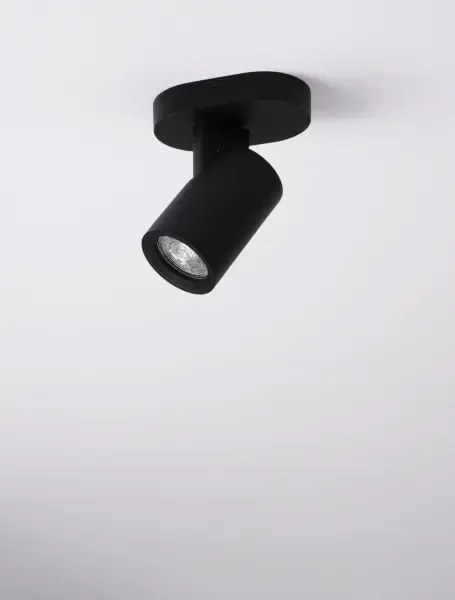 Minimalistické bodové svítidlo Esto Černá