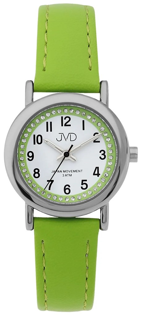 Dětské zelené náramkové hodinky JVD J7179.3
