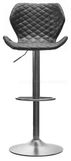design4life Barová stolička SERPEN černá, otočná