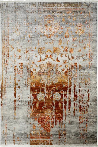 Obsession, AKCE: 💧🛡️120x170 cm Kusový koberec Laos 453 TERRA + aplikovaná impregnace, oranžová, chodba / předsíň