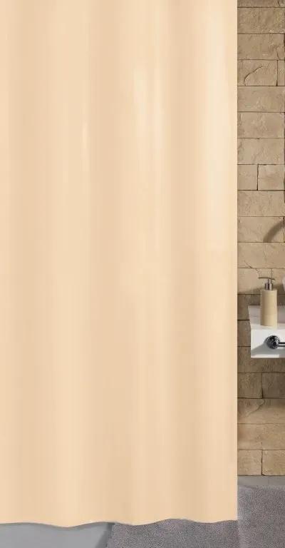KITO sprchový závěs 120x200cm, polyester natur (4937202238)
