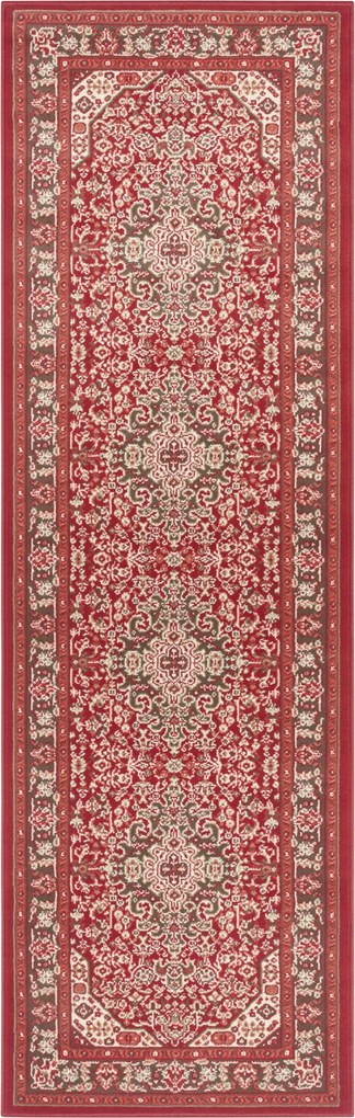 AKCIA: 80x250 cm Kusový koberec Mirkan 104098 Oriental red, červená, chodba / predsieň, Hanse Home